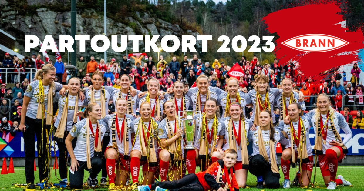 Partoutkort til Branns kamper i Toppserien 2023 / Brann
